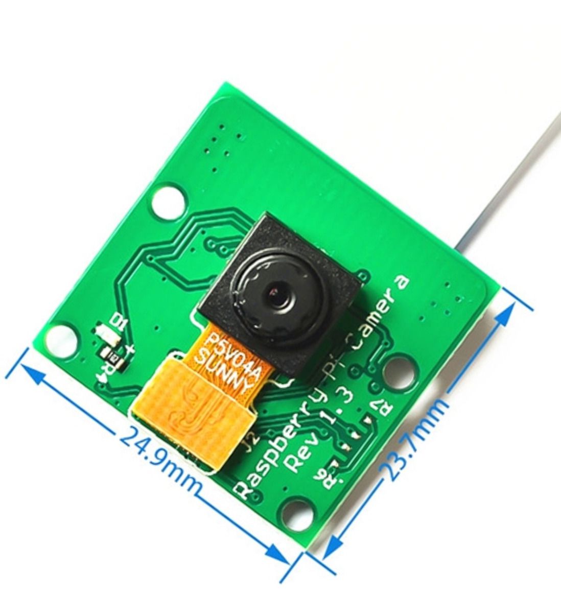 Módulo de Câmera 5MP para Raspberry PI V1.3 - CABO FLAT - Smartcomp seu ...