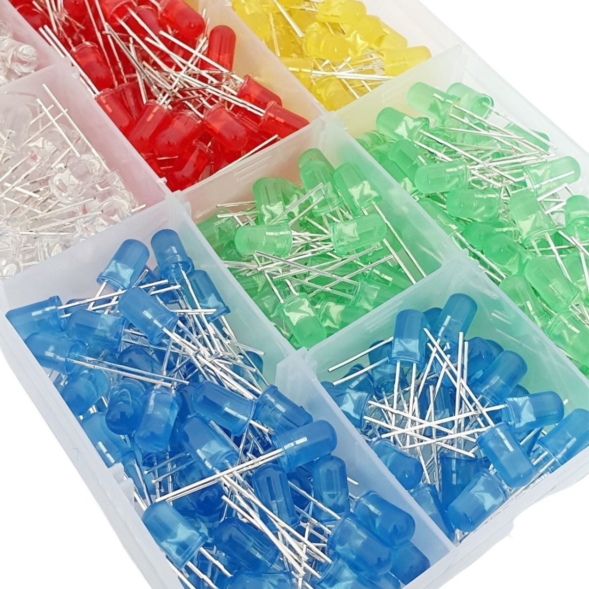 Kit 500 Leds 5mm com 5 Cores Caixa Organizadora (A29-1) - Smartcomp seu fornecedor confiável ...