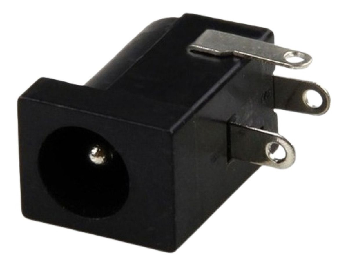 Conector Jack Dc-005 J4 Tipo P4 Dc Fêmea 2,1x5,5mm Pci - 10 Peças ...