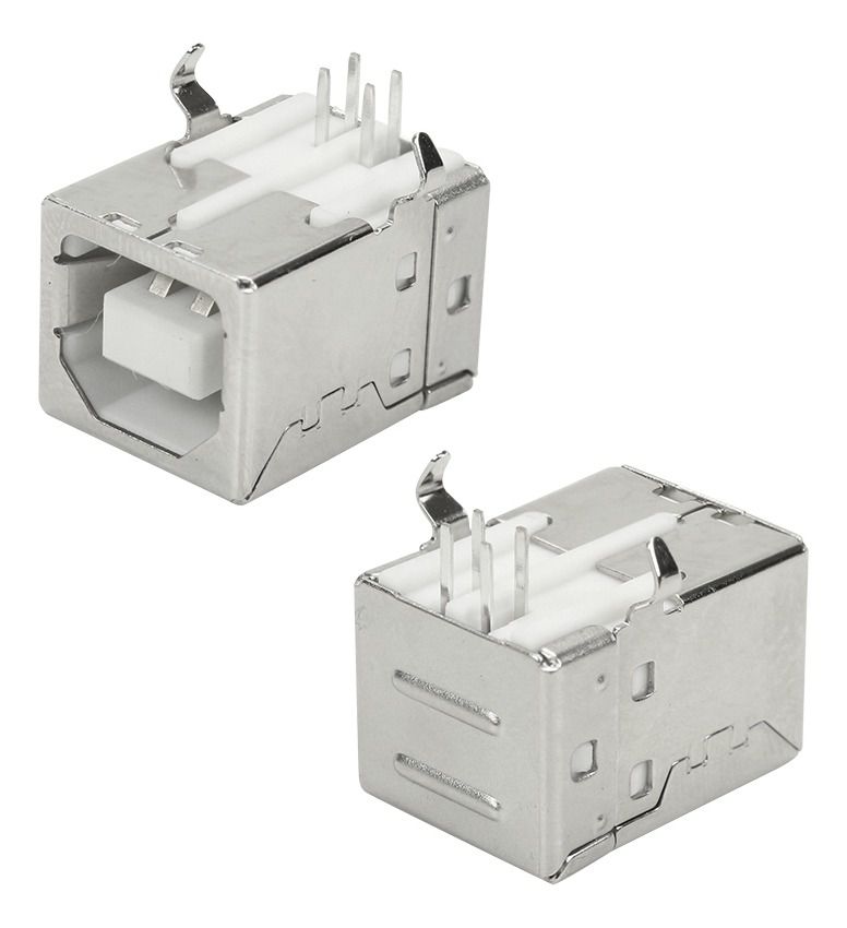Conectores Usb Femea Tipo B 90° Para Pci Impressora - 10 Peças ...