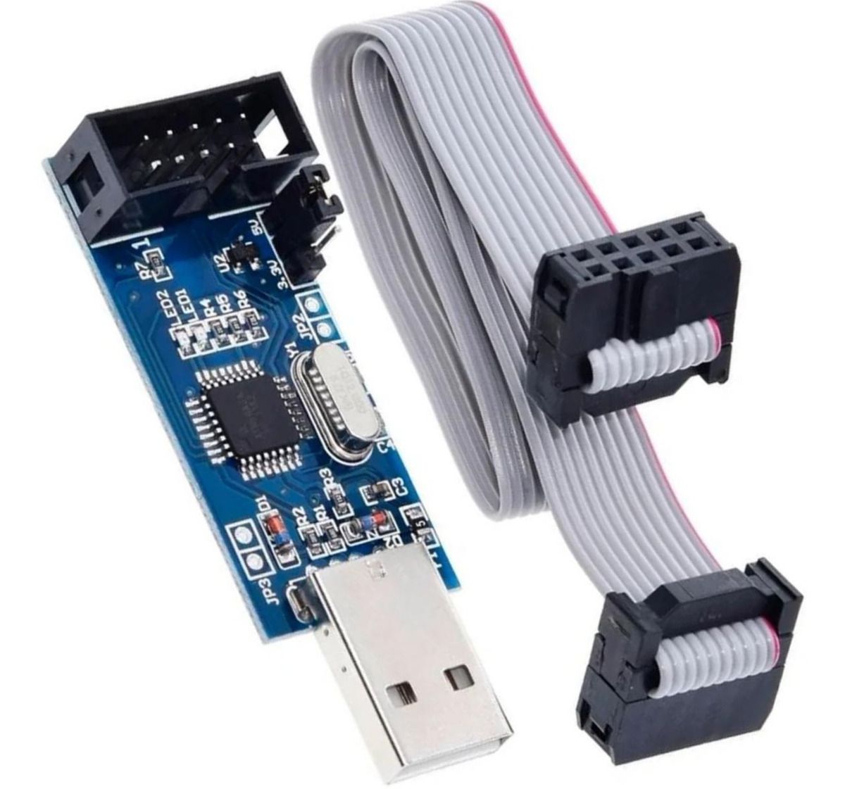 Programador Gravador Atmel Avr Usbasp + Adaptador Avr 6 Pinos - Smartcomp seu fornecedor ...