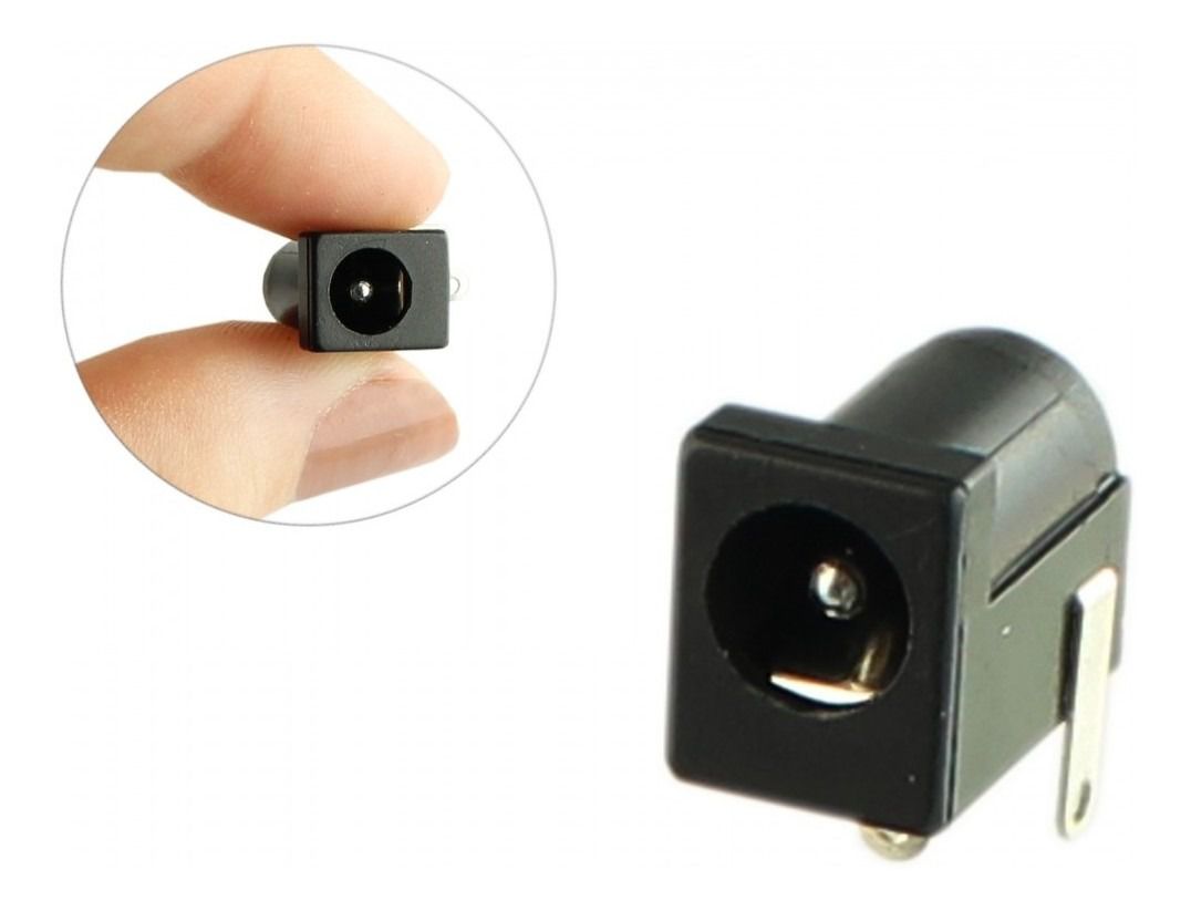 Conector J4 Dc-005 + Plug P4 Macho 2.1x5.5mm - 20 Peças - Smartcomp seu ...