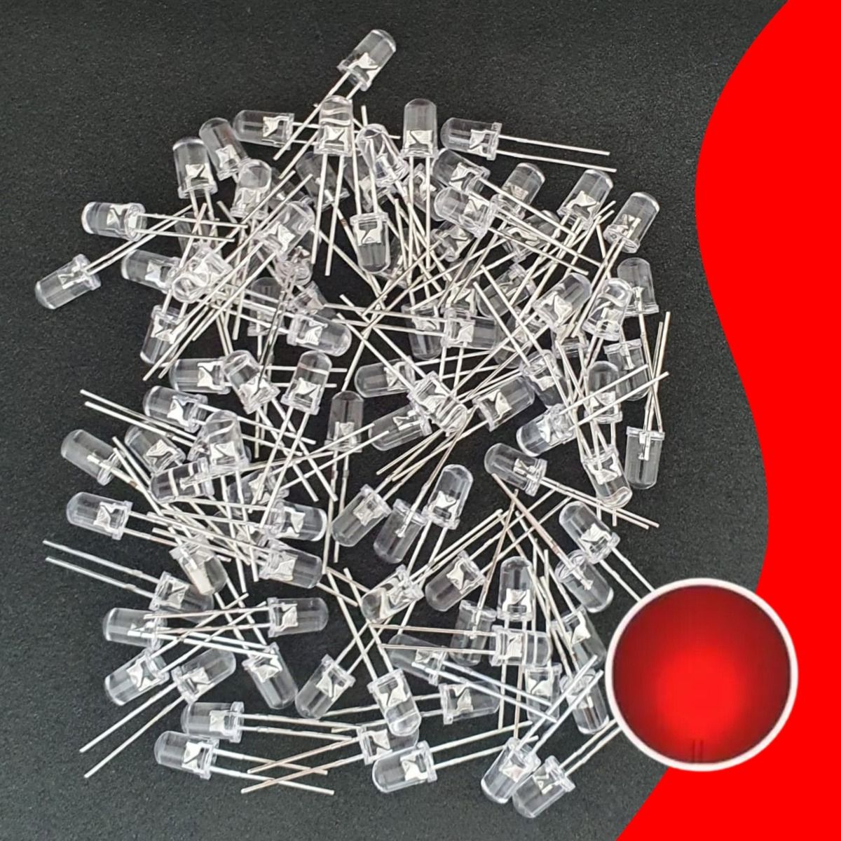Led Alto Brilho Vermelho 5mm - 200 Peças - Smartcomp seu fornecedor ...