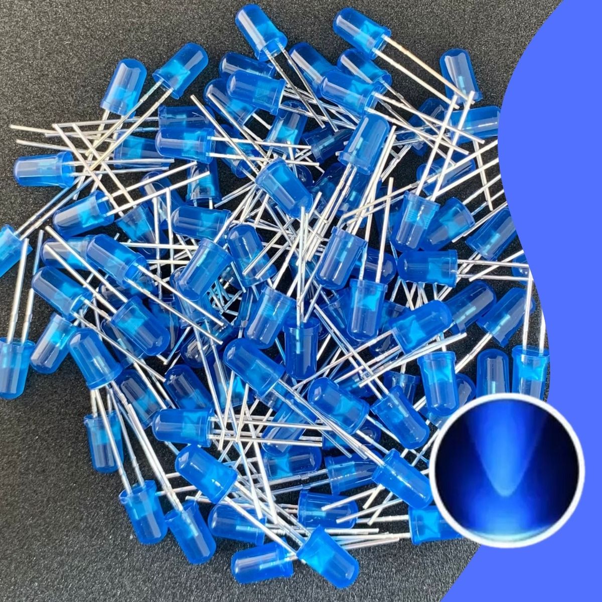 Led Difuso Azul 5mm - 200 Peças - Smartcomp seu fornecedor confiável ...