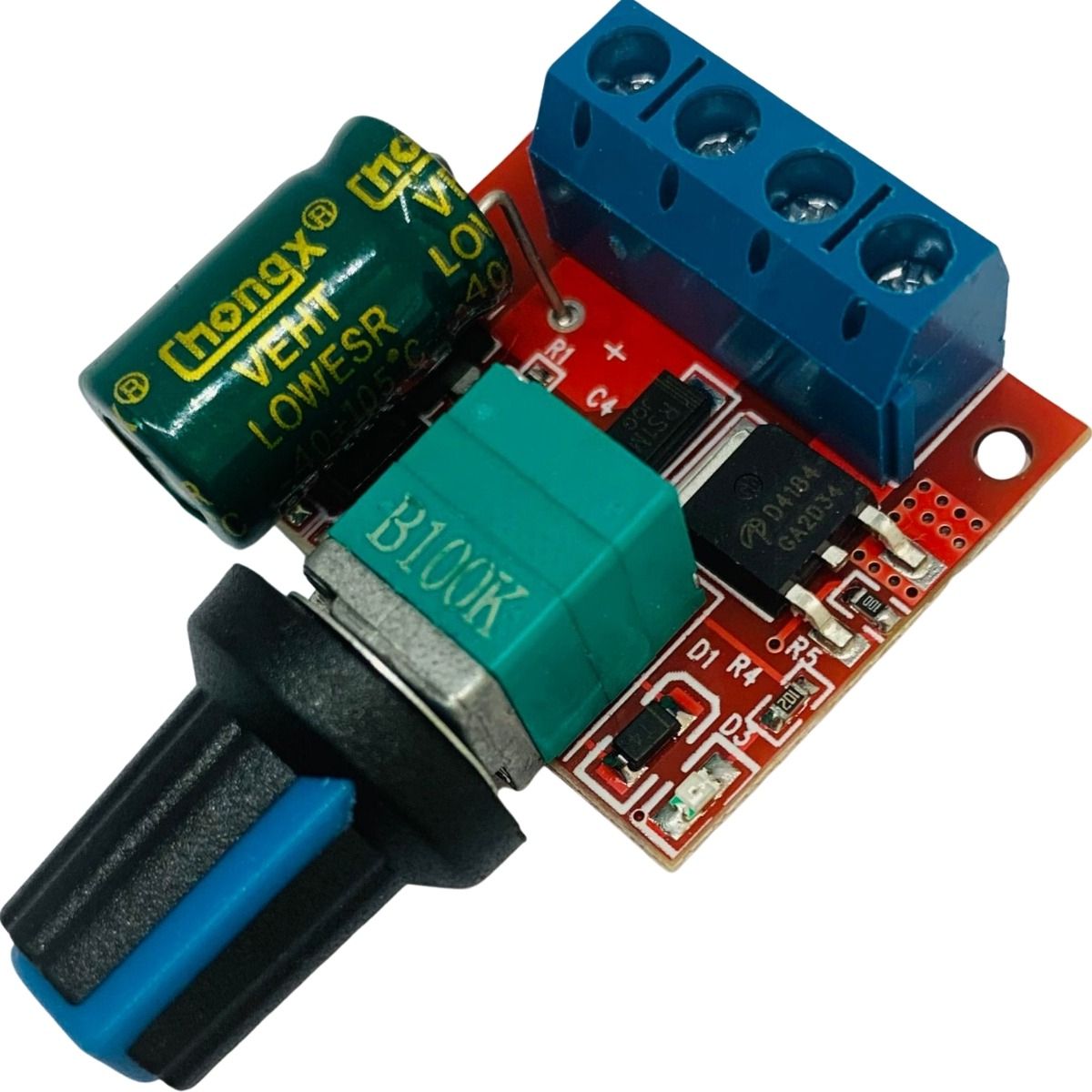 Mini Módulo Controlador Velocidade De Motor Pwm 4,5 35v 5a Pn35 ...