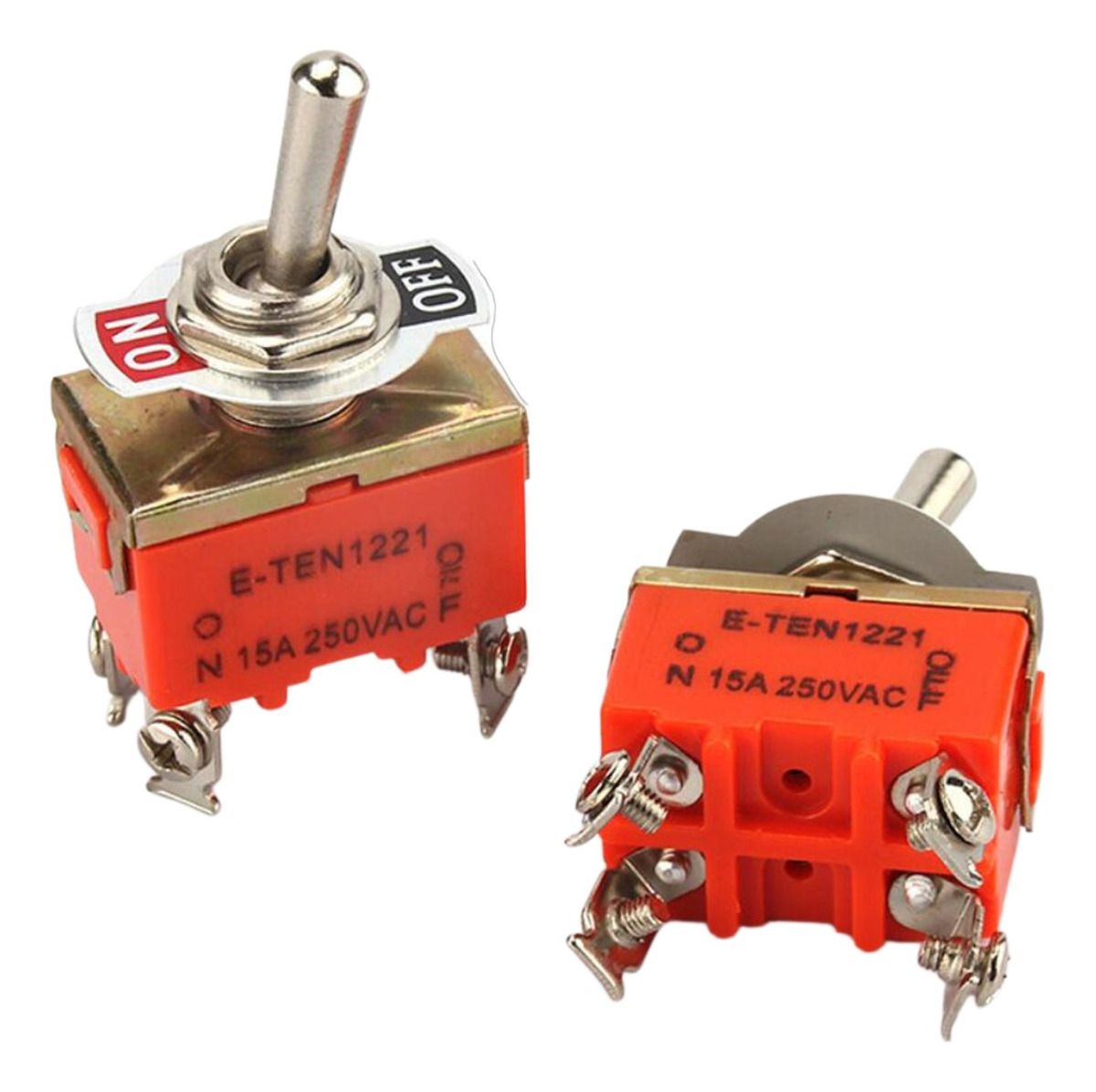 Chave Interruptor Alavanca Kn-1221 15a 250v On Off On - Kit 10 Peças ...