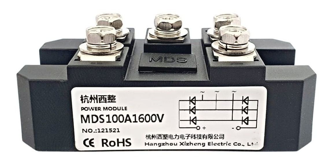 Mds100-16 Diodos Retificadores Ponte Trifásica 100a 1600v - Smartcomp ...