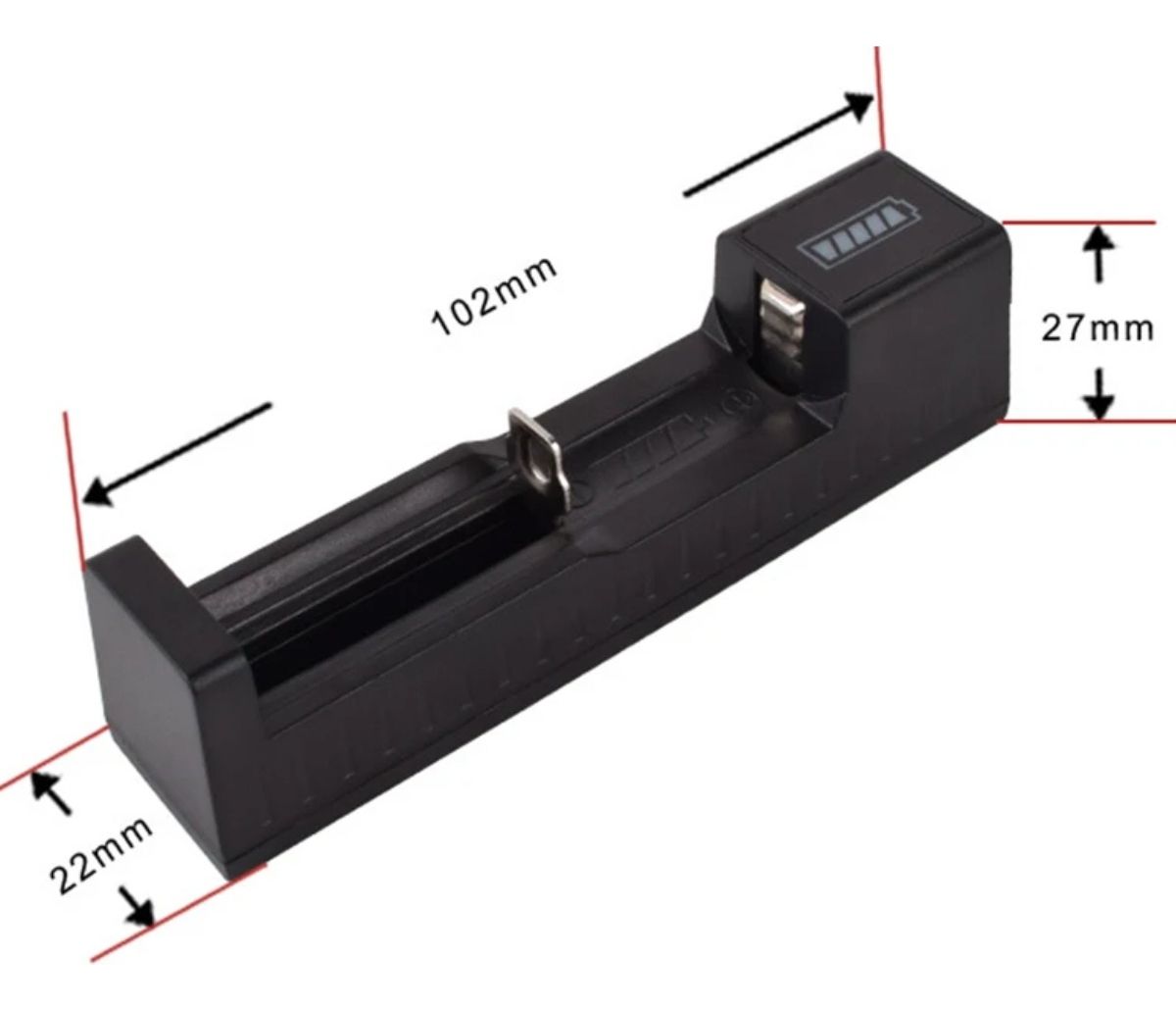 Carregador USB Pilha Bateria Recarregável 18650 16650 14500 Regulavel ... Carregador USB Pilha Bateria Recarregável 18650 16650 14500 Regulavel ...
