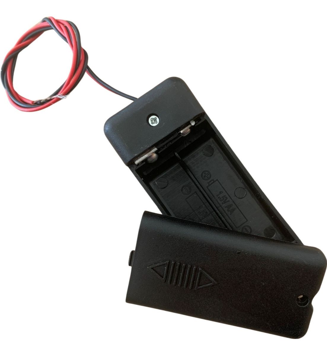 Kit 10 Suporte Porta 2 Pilhas Aa Botão On Off E Tampa Fechado Arduino ...