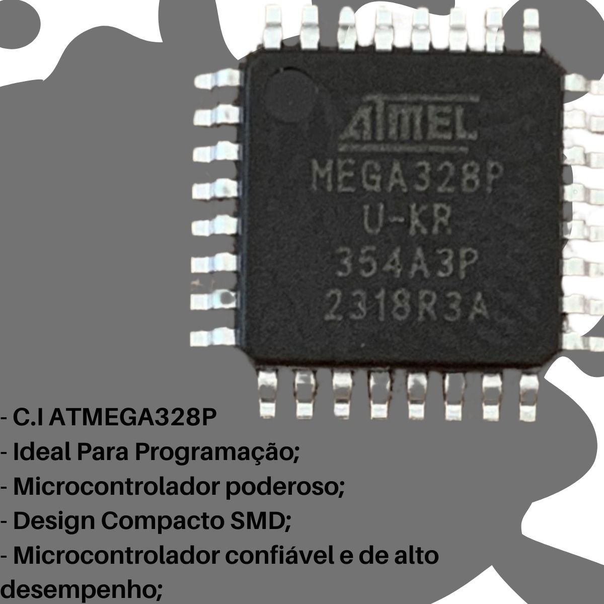 Atmega328P-Au Smd Microcontrolador Circuito Integrado - Smartcomp seu fornecedor confiável ...