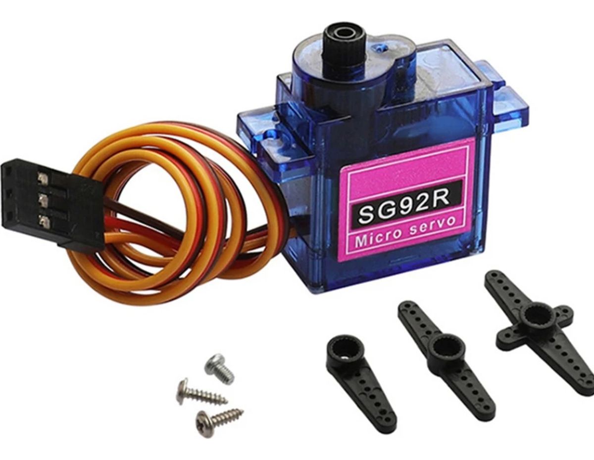 Micro Servo Motor SG92R 9G Tower Pro 180° Aeromodelismo + Acessórios ...