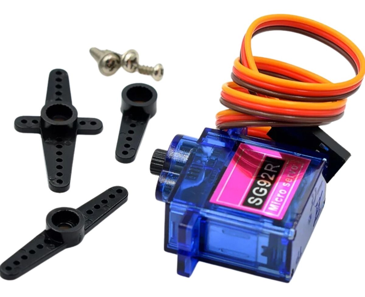 Micro Servo Motor SG92R 9G Tower Pro 180° Aeromodelismo + Acessórios ...