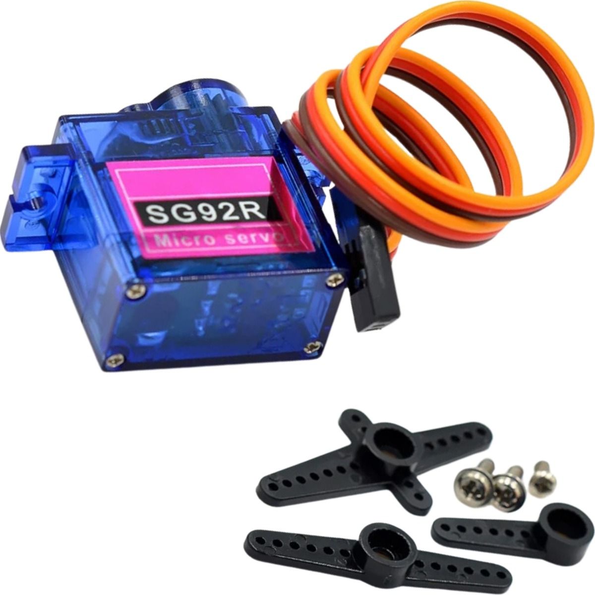 Micro Servo Motor SG92R 9G Tower Pro 180° Aeromodelismo + Acessórios ...