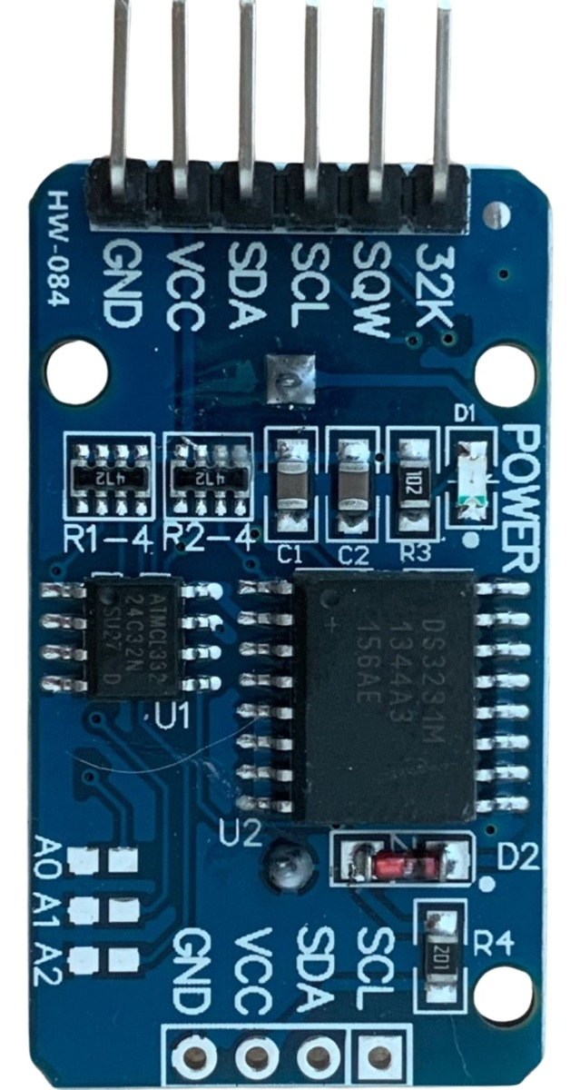Módulo Relógio Tempo Real RTC com Sensor de Temperatura - DS3231 ...