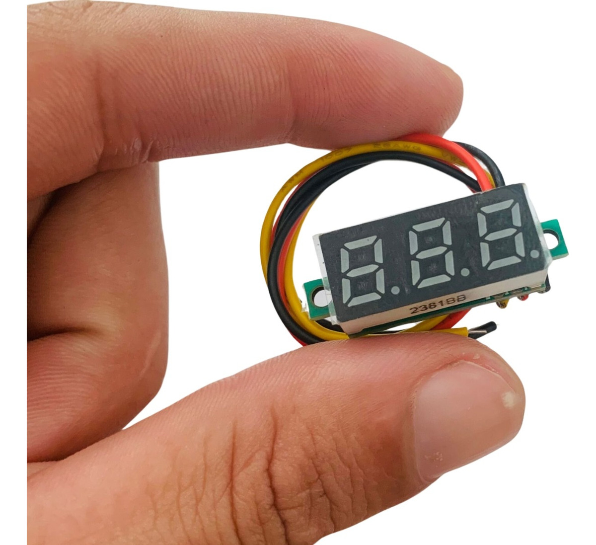Mini Voltímetro Display Digital 0,28 Polegadas 2,5 A 30v Led Azul ...