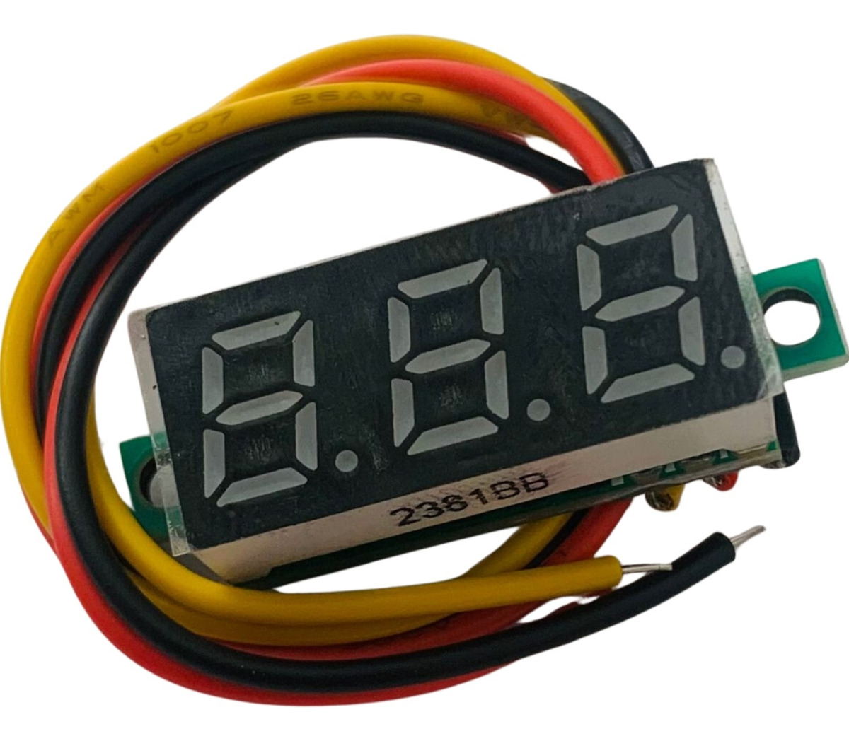 Mini Voltímetro Display Digital 0,28 Polegadas 2,5 A 30v Led Azul ...