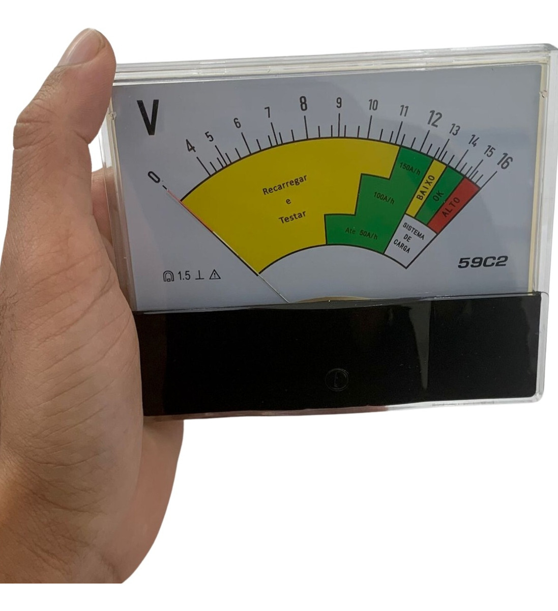 Voltímetro Analógico Modelo 59C2-16V (3116) - Smartcomp seu fornecedor ...