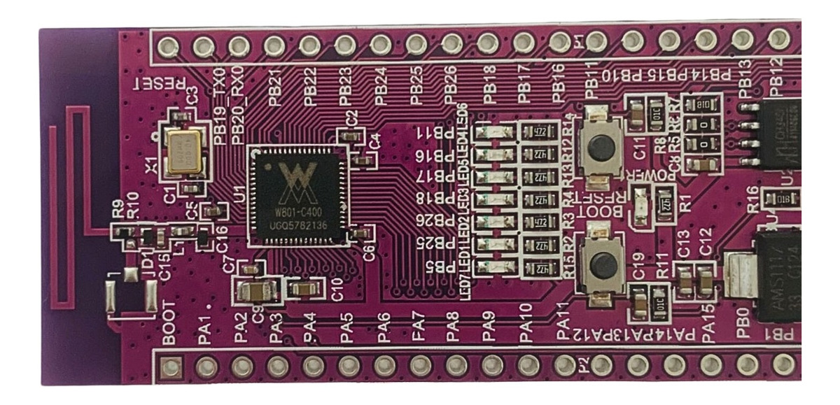 Placa De Desenvolvimento W801 Microcontrolador 240mhz 32bit Wifi E ...
