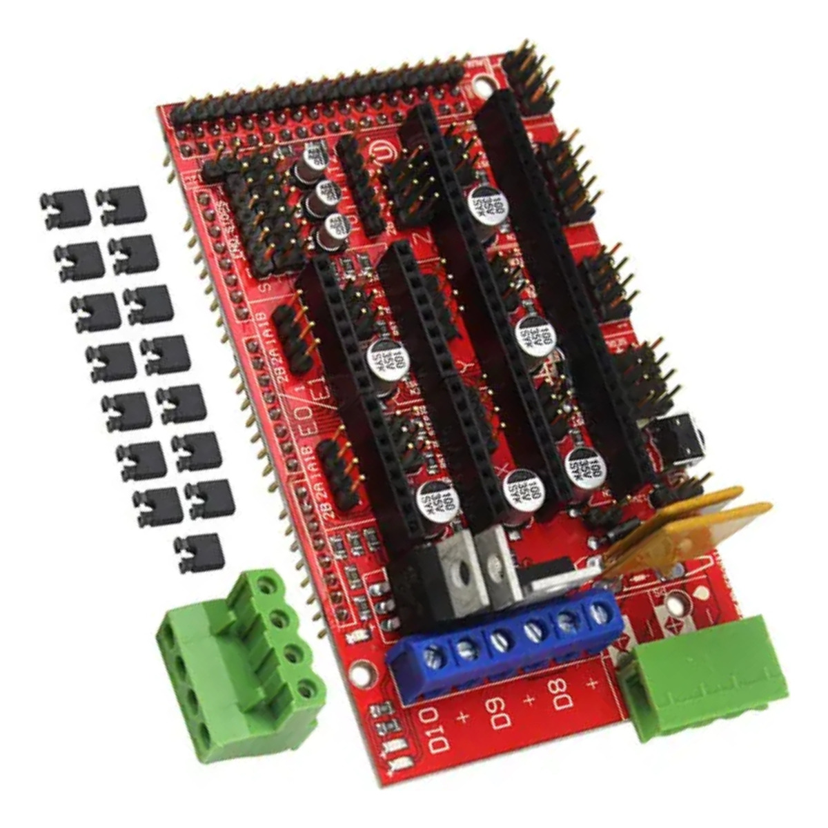 Kit Impressora CNC 3D com Arduino Mega 2560 Ramps1.4 LCD1286 Driver A4988 - Smartcomp seu ...