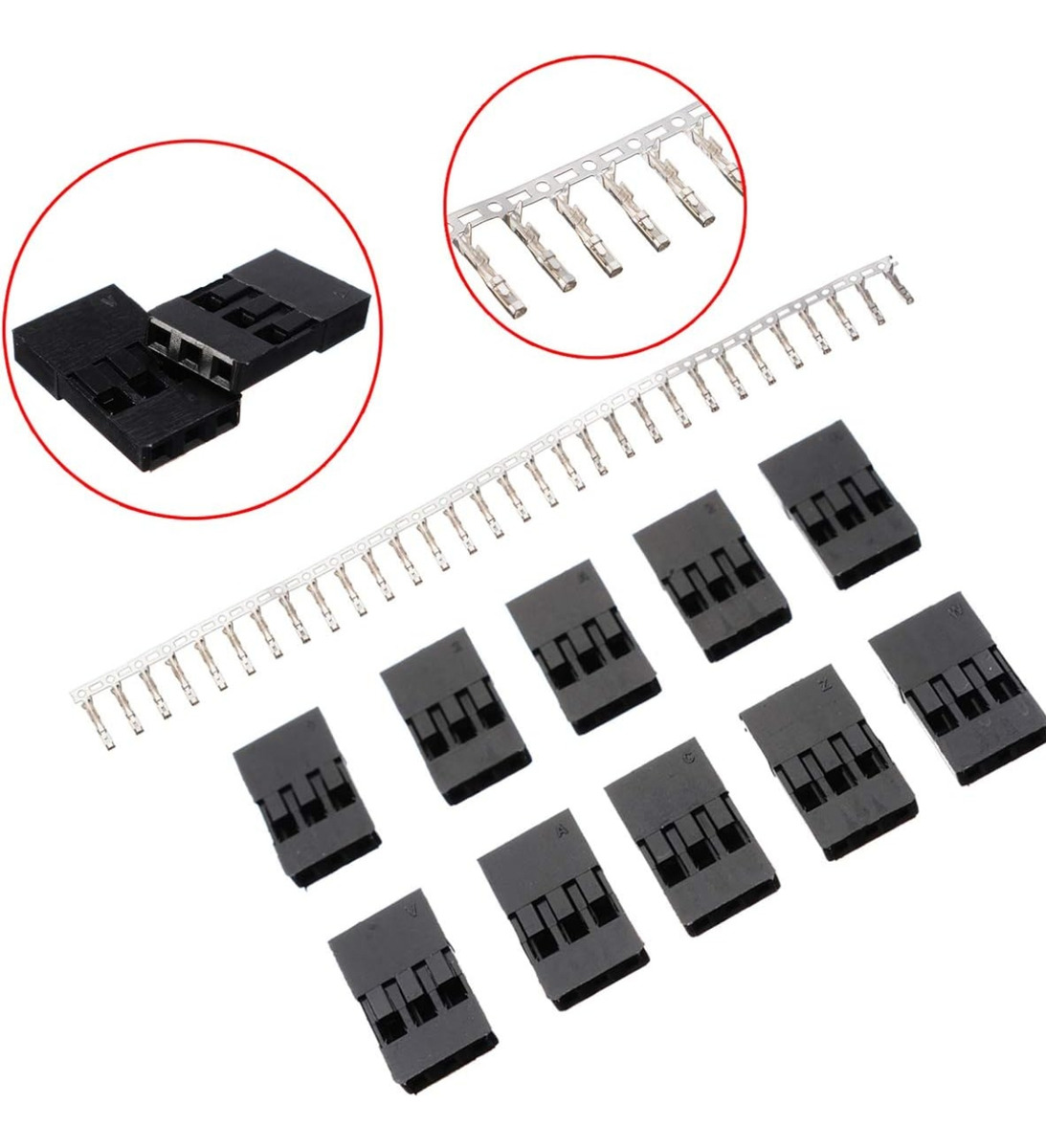 Kit 620 Conectores Dupont Macho/fêmea 2.54mm Com Maleta Organizadora - Smartcomp seu fornecedor ...