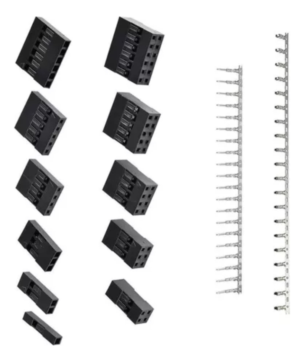 Kit 620 Conectores Dupont Macho/fêmea 2.54mm Com Maleta Organizadora - Smartcomp seu fornecedor ...