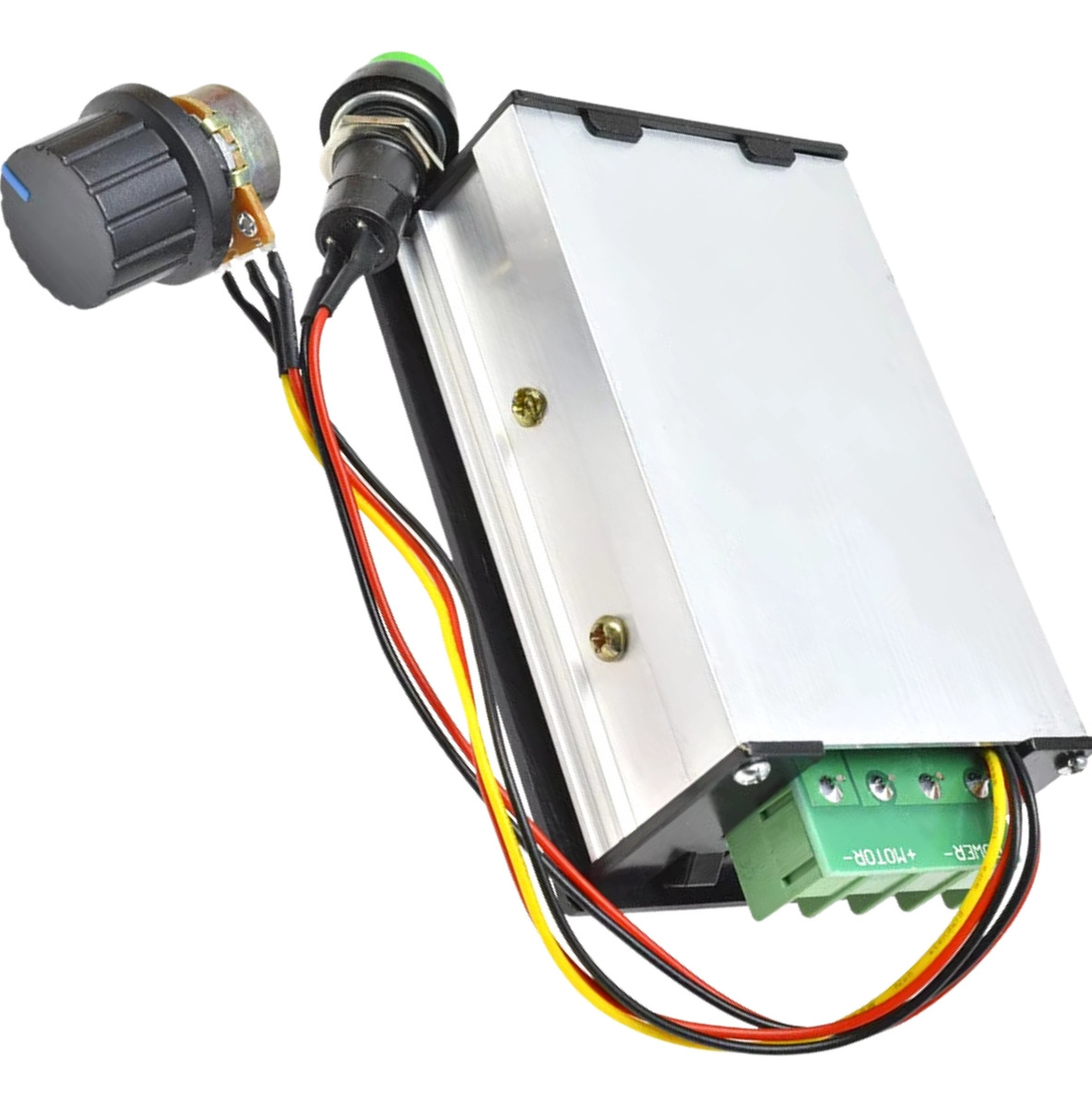 Módulo Controlador De Velocidade Para Motores Pwm 6-60v 20a Com Display ...