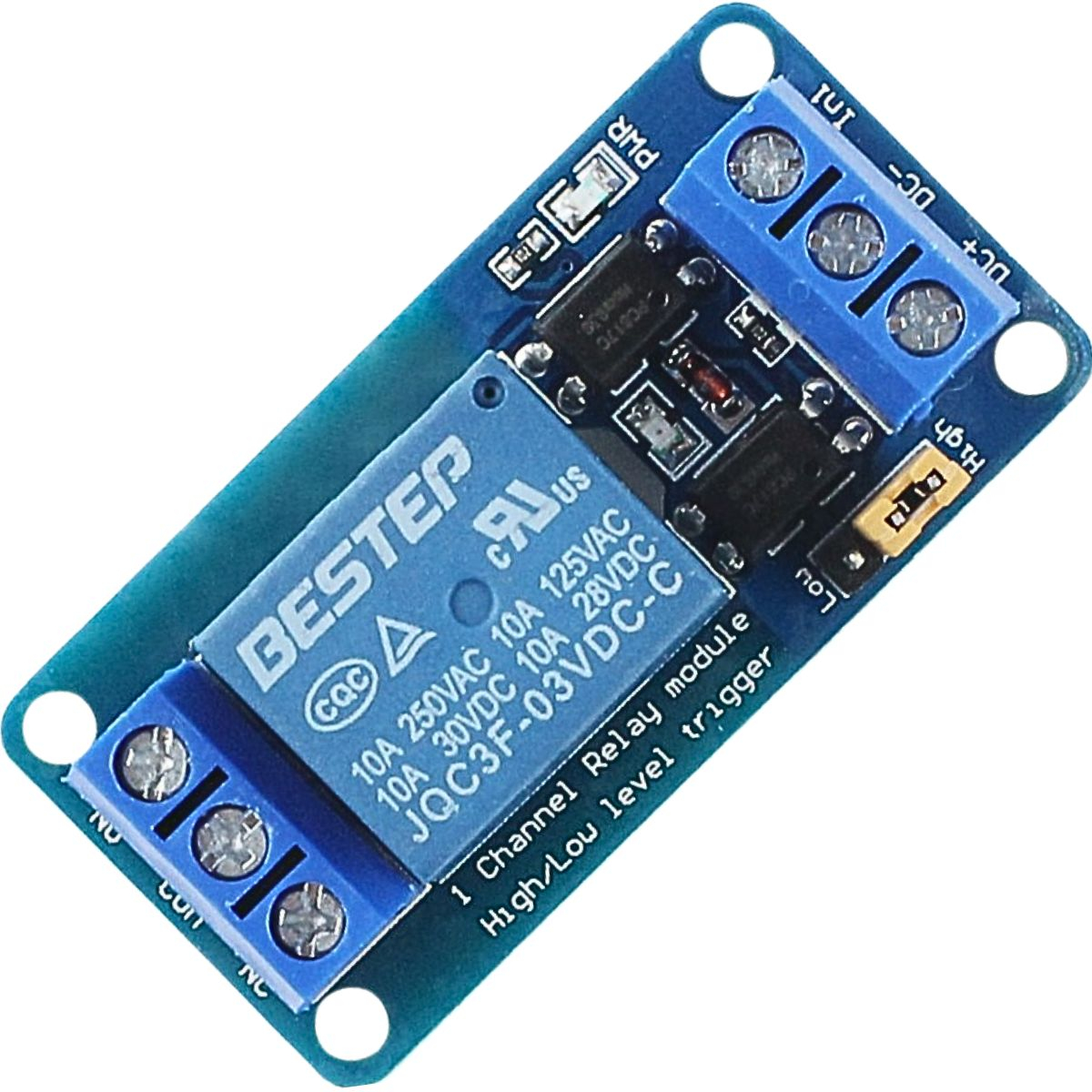 Módulo Relé 1 Canal 3V 10A Borne Kre Para Esp32 - Smartcomp seu fornecedor confiável. Atendemos ...