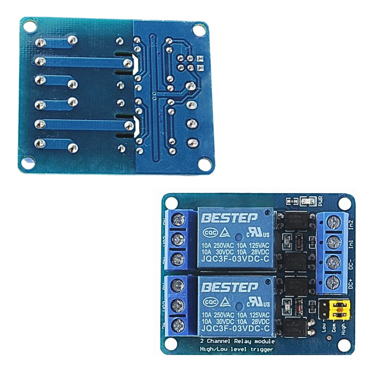 Módulo Rele 3v 10a 2 Canais Com Borne Kre Para Esp32 Smartcomp Seu Fornecedor Confiável 