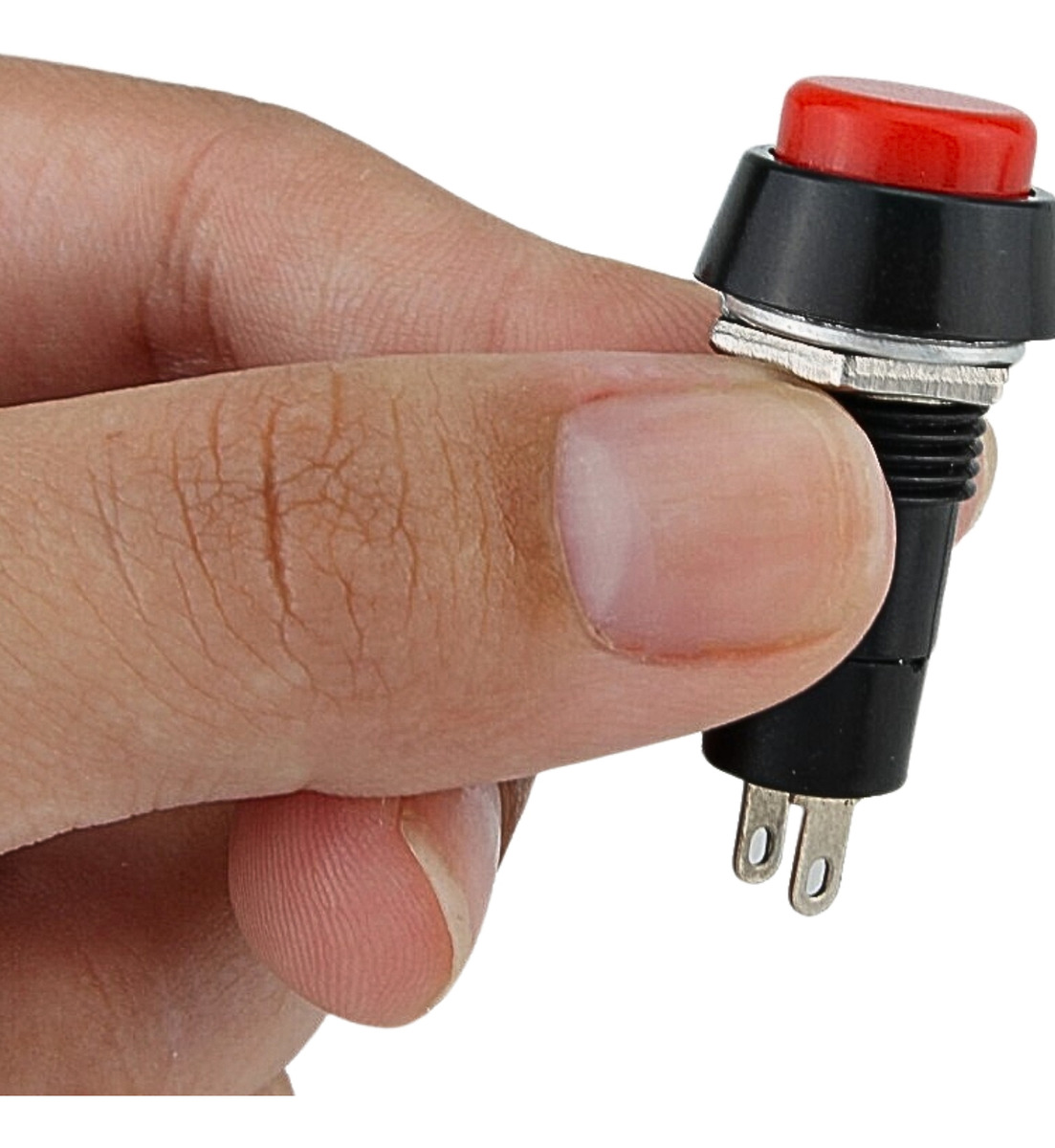 Kit 10 Chave Botão Push Button Pbs-11b Vermelha Sem Trava - Smartcomp ...