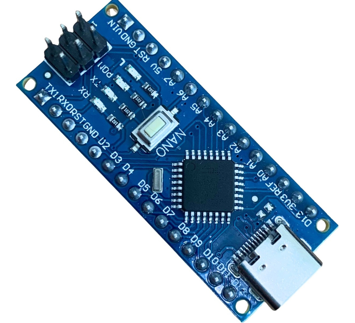 Nano V3 ATmega328P USB-C – Placa Compatível com Arduino IDE - Smartcomp seu fornecedor confiável ...