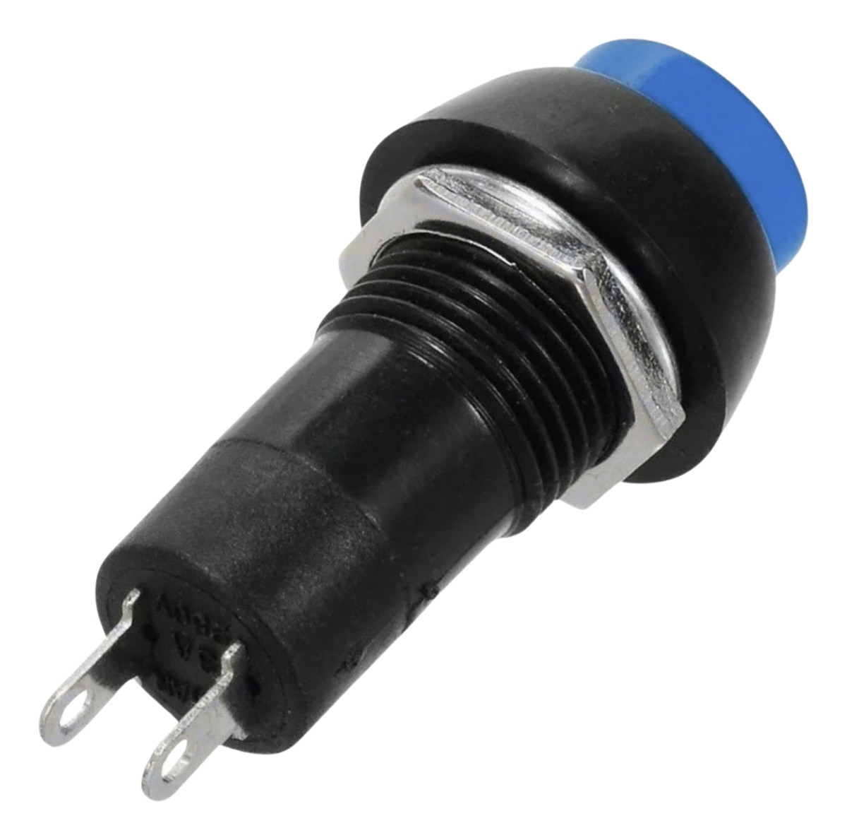 Kit 10 Chave Botão Push Button Pbs-11b Azul Sem Trava Azul - Smartcomp ...