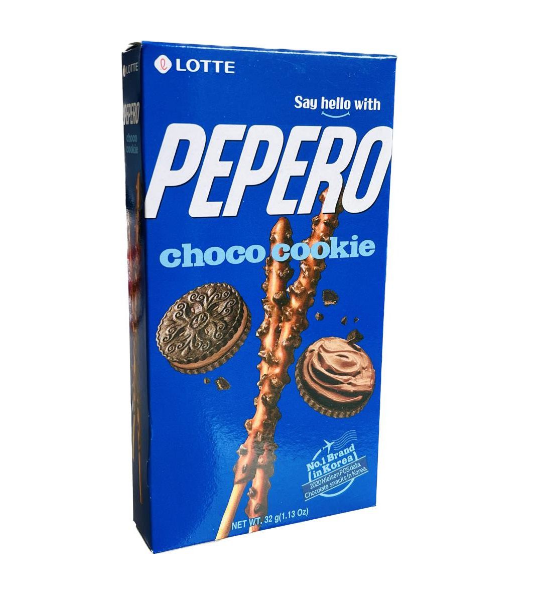 Pepero Biscoito Palito Sabor Choco Coockie 32G - Lotte - Lojas Kaito - A melhor Loja Online de ...