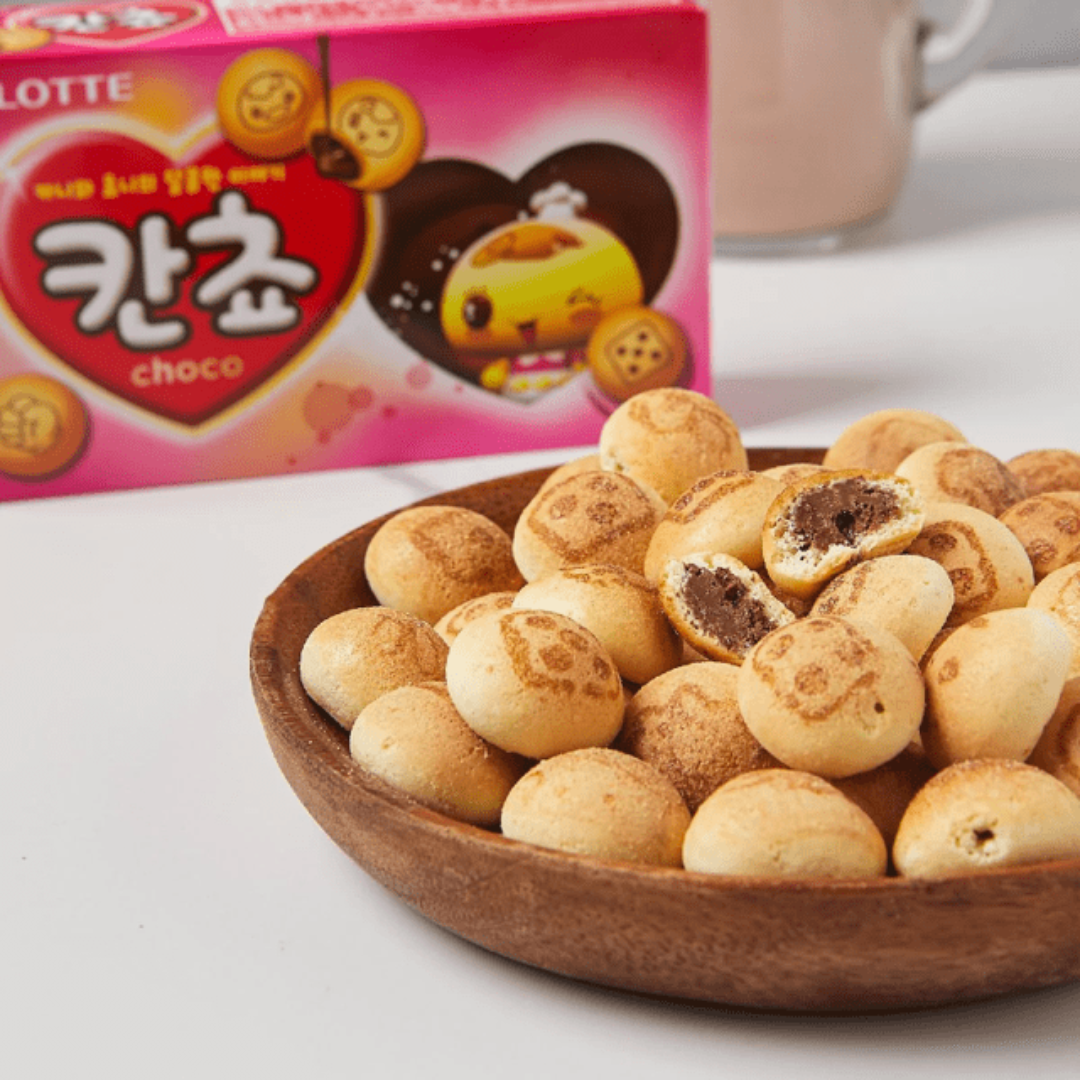 Biscoito Coreano Com Recheio De Chocolate Kancho Lotte JK Jungkook ...