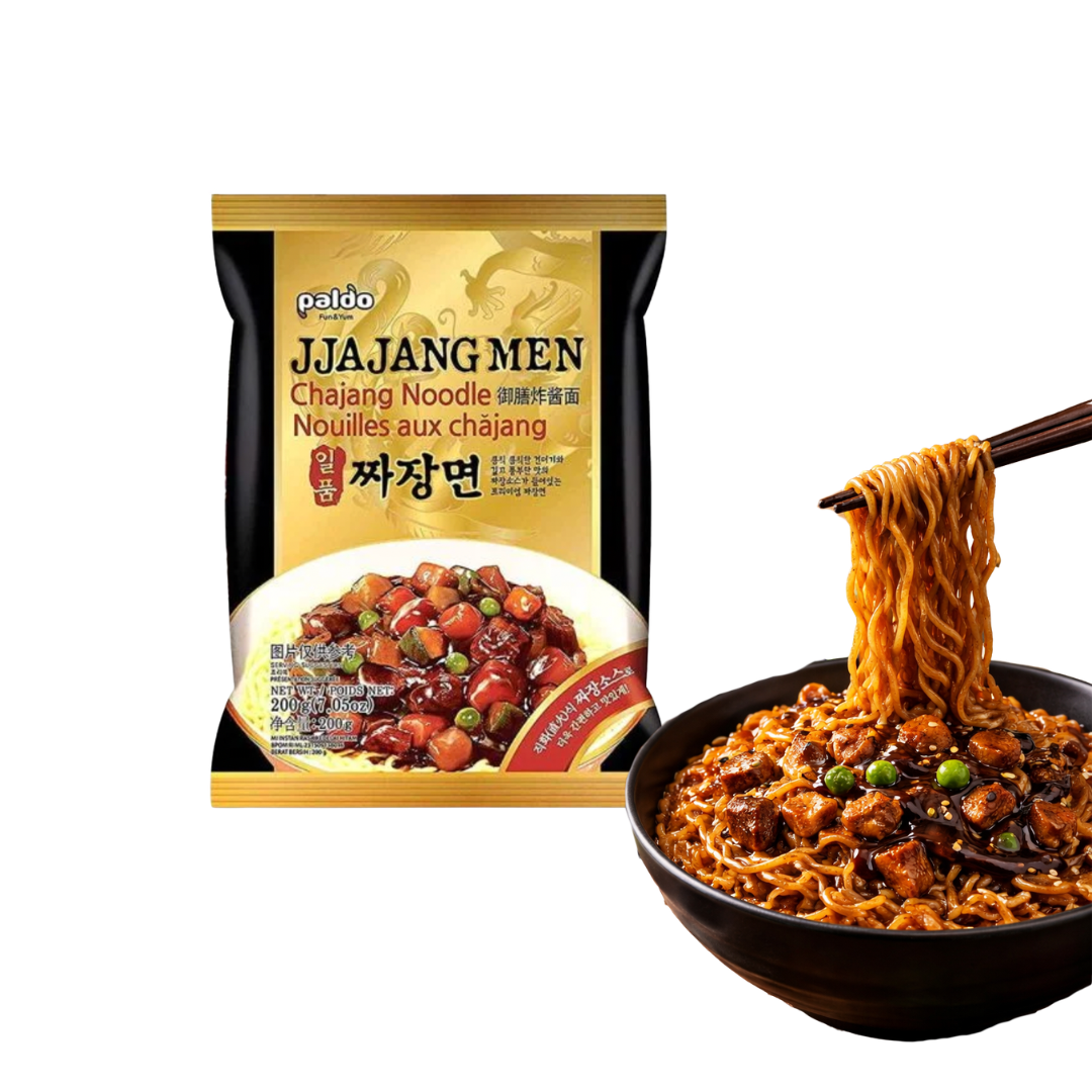 Lamen Coreano Jjajangmen Chajang 200g Paldo Macarrão Instantâneo ...