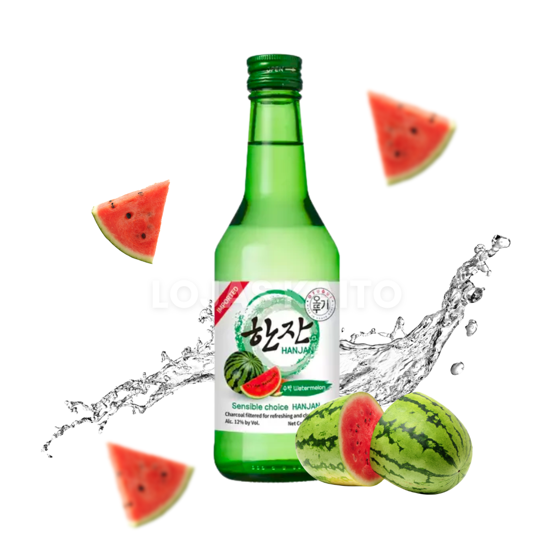 Soju Hanjan Sabor Melancia 375ml - Lojas Kaito — O melhor dos produtos ...