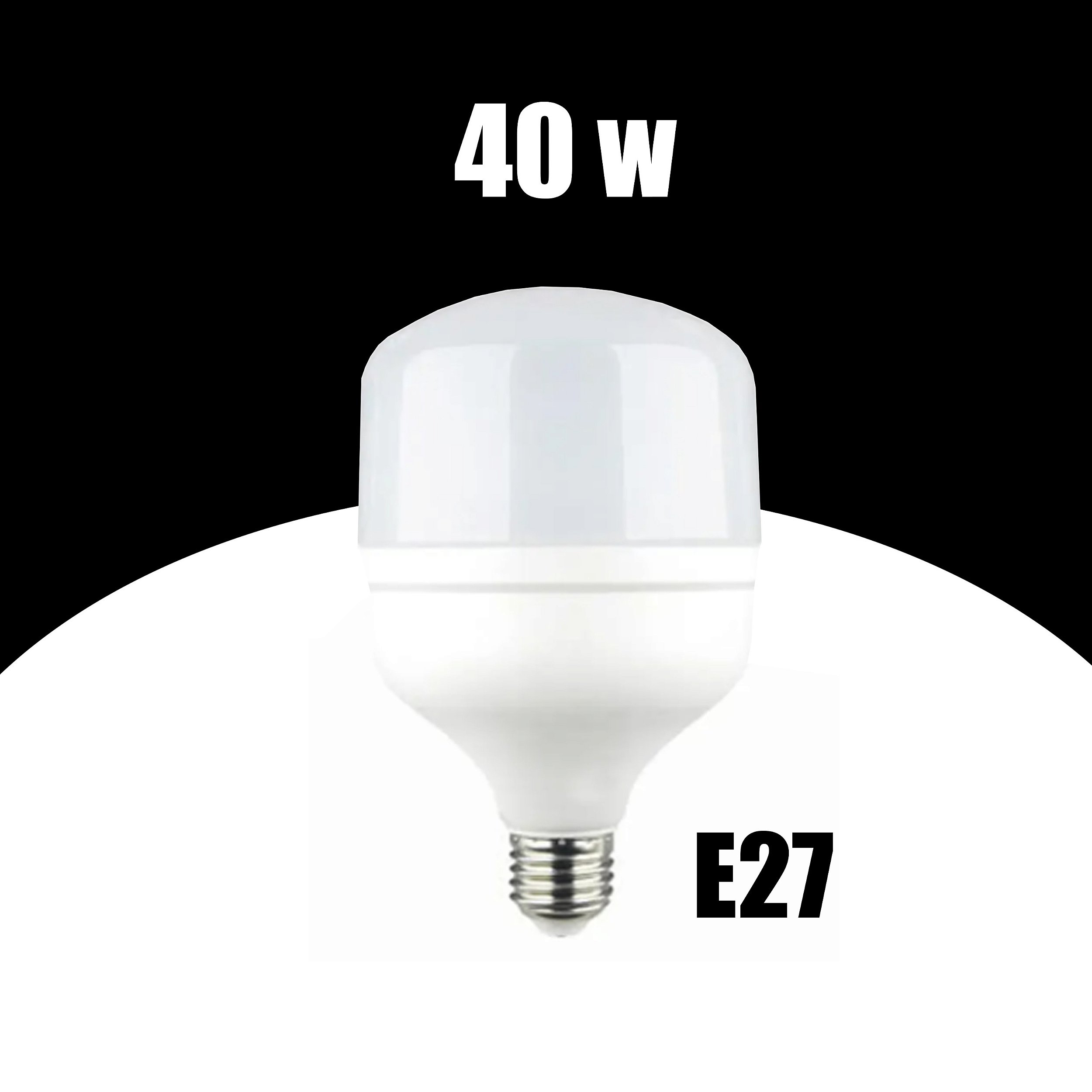 Lâmpada Led Bulbo Alta Potência 40w E27 6500k Bivolt Casa Comércio ...