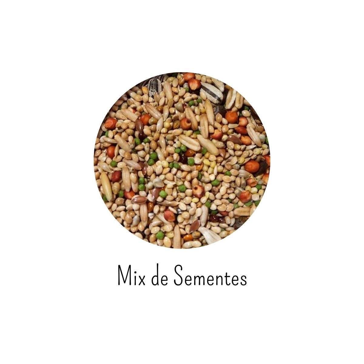 Mix Sementes Megazoo Para Calopsitas - Canto das Aves