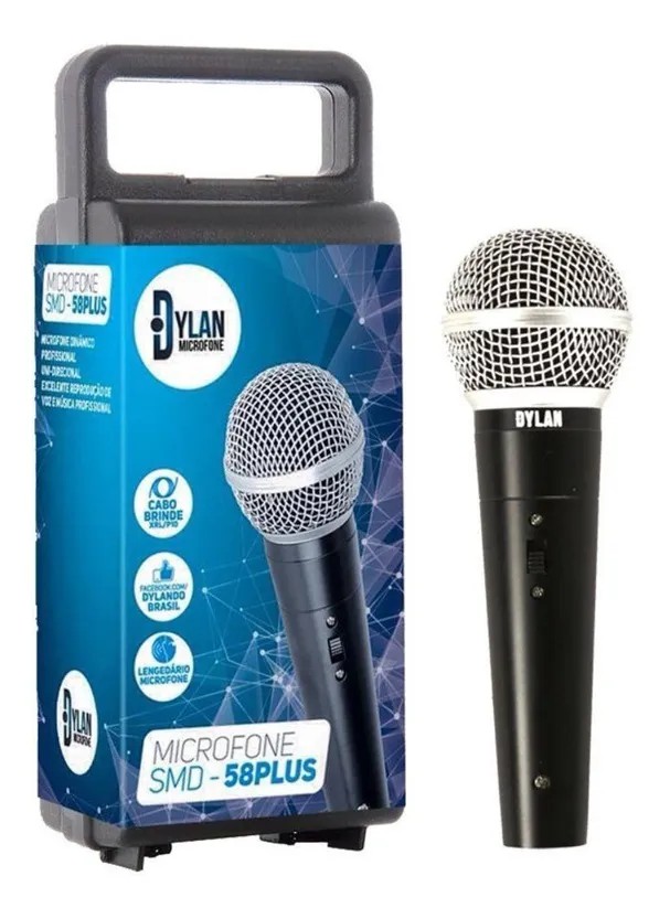 Microfone Dylan Smd-58 Plus - Audiomax Instrumentos