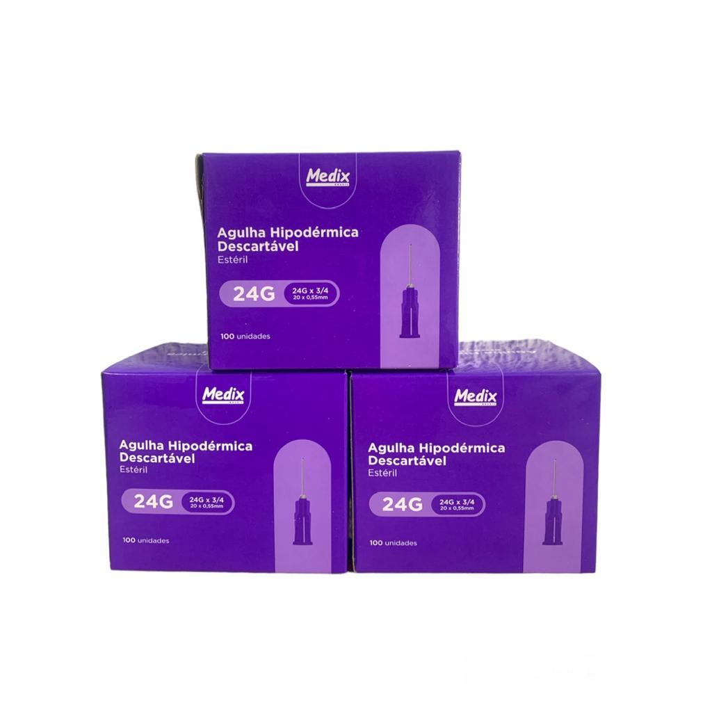 AGULHA HIPODERMICA 20X0,55 MEDIX - Cirúrgica Porto