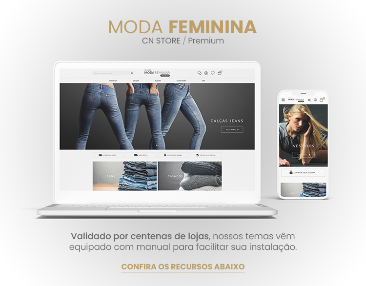 CN STORE - Premium (Moda Feminina) - Loja Integrada - Consultor Net - Parceiro Loja Integrada
