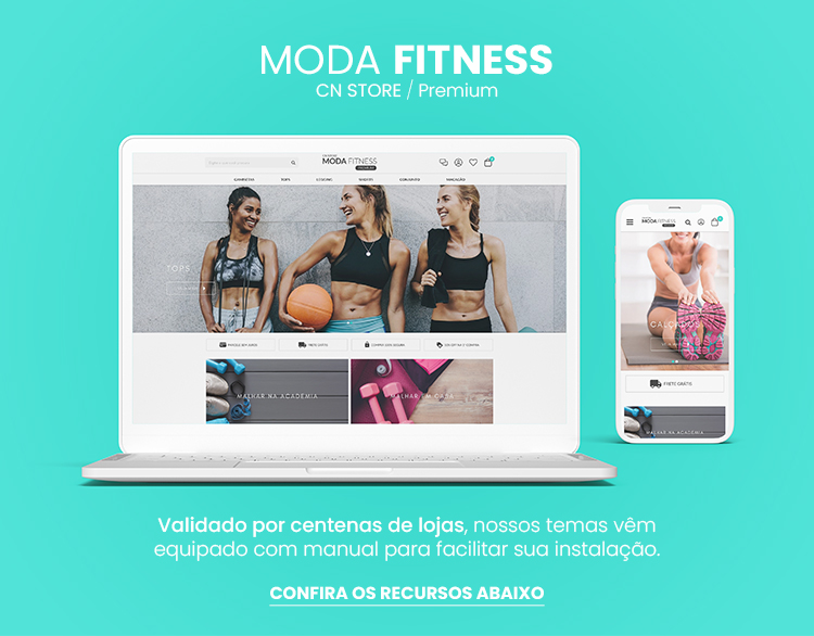CN STORE - Premium (Moda Fitness) - Loja Integrada - Consultor Net - Parceiro Loja Integrada