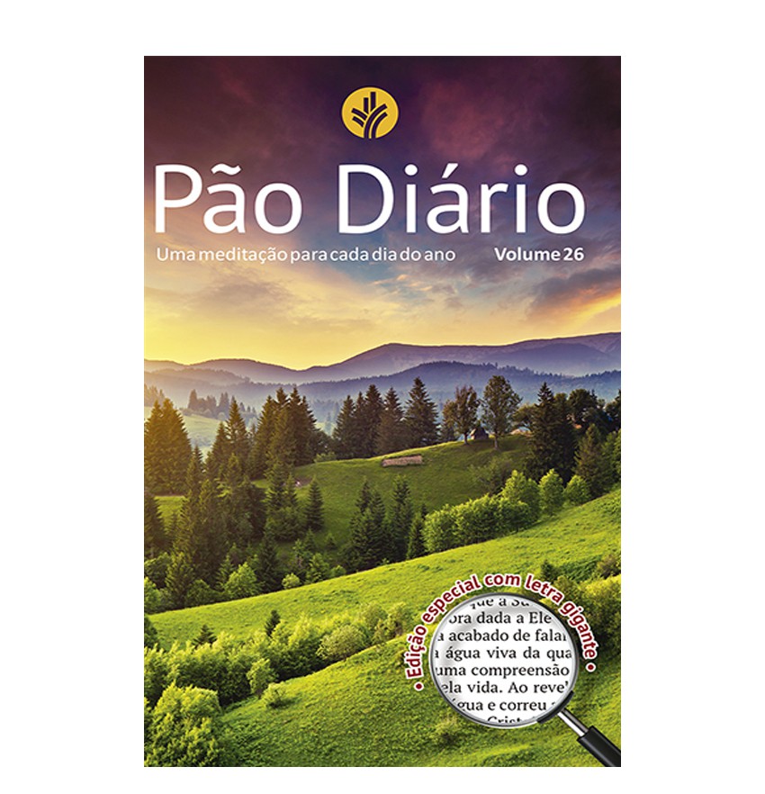 PAO DIARIO VOL 26 - LETRA GRANDE - PAISAGEM - ADAM R.HOLZ - Livraria OArado
