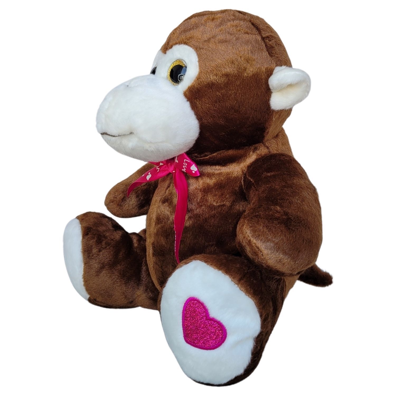 Bichos de Pelúcia Macaco Com Laço Nicho Safari Bebê - Fizzy - Nikity ...