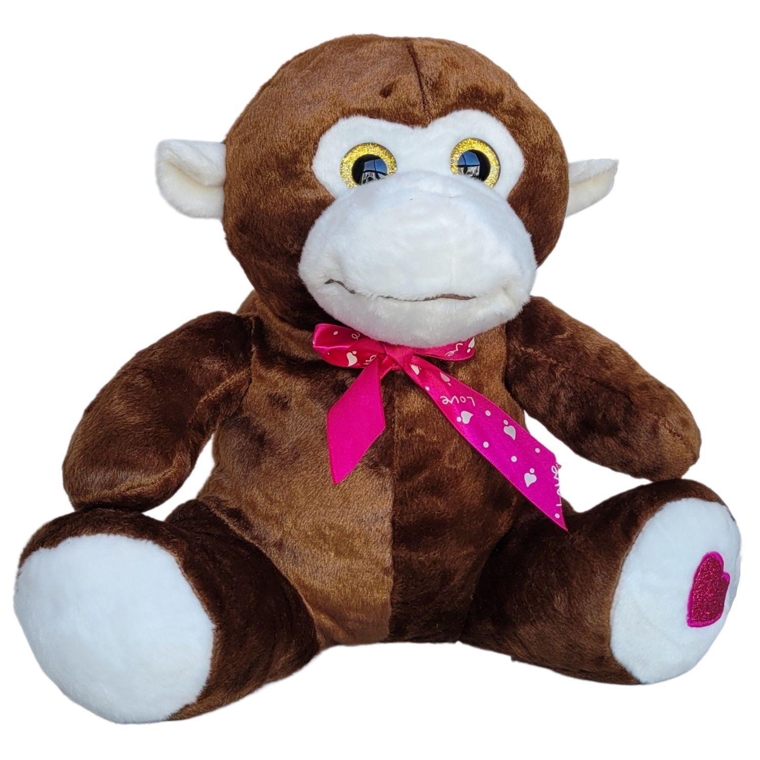 Bichos de Pelúcia Macaco Com Laço Nicho Safari Bebê - Fizzy - Nikity ...