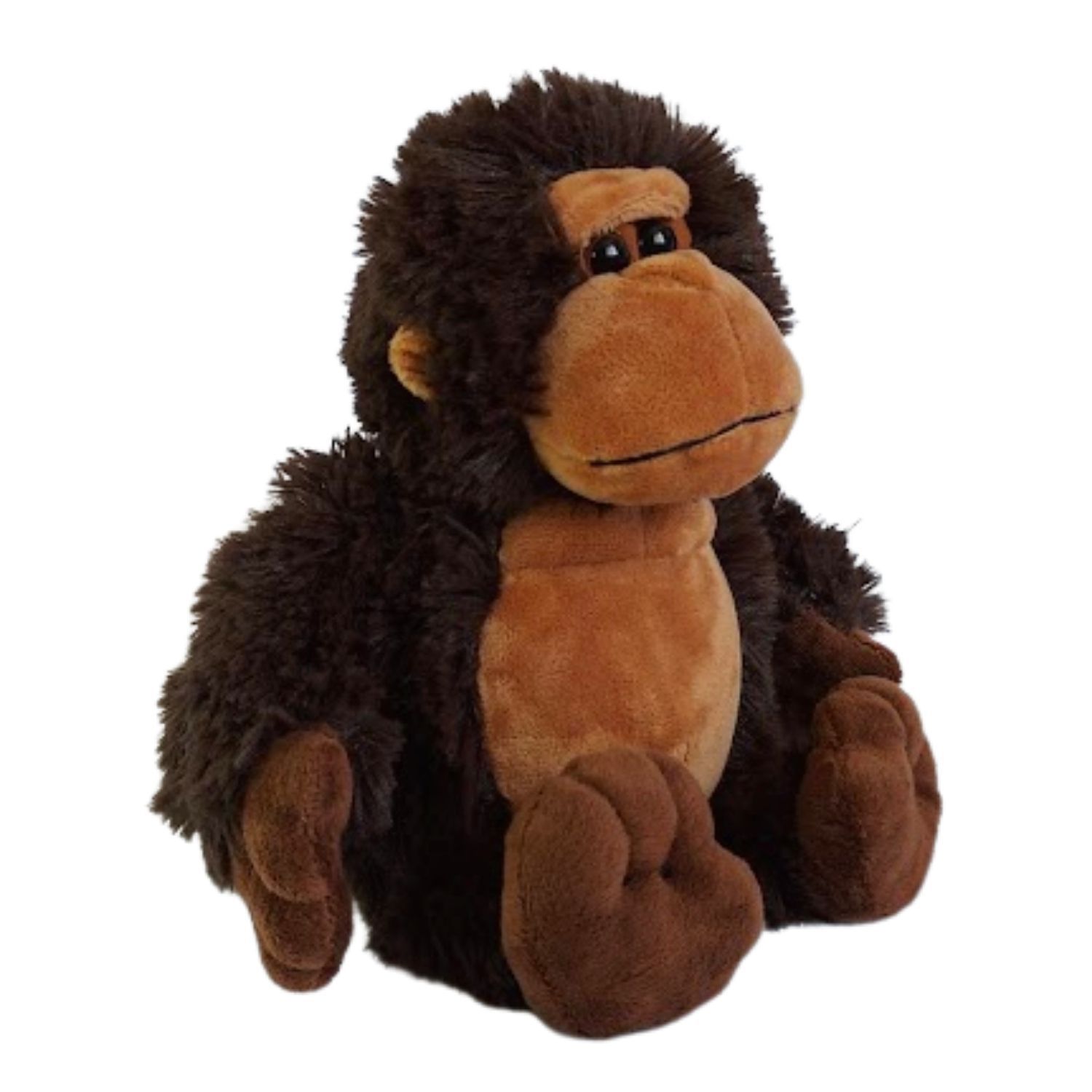 Macaco de Pelúcia Gorila Macaquinho Realista - Fizzy - Nikity Toys ...