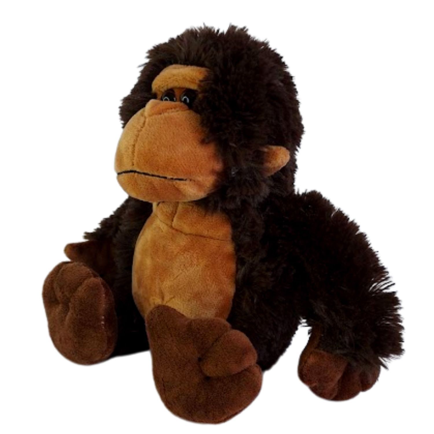 Macaco de Pelúcia Gorila Macaquinho Realista - Fizzy - Nikity Toys ...