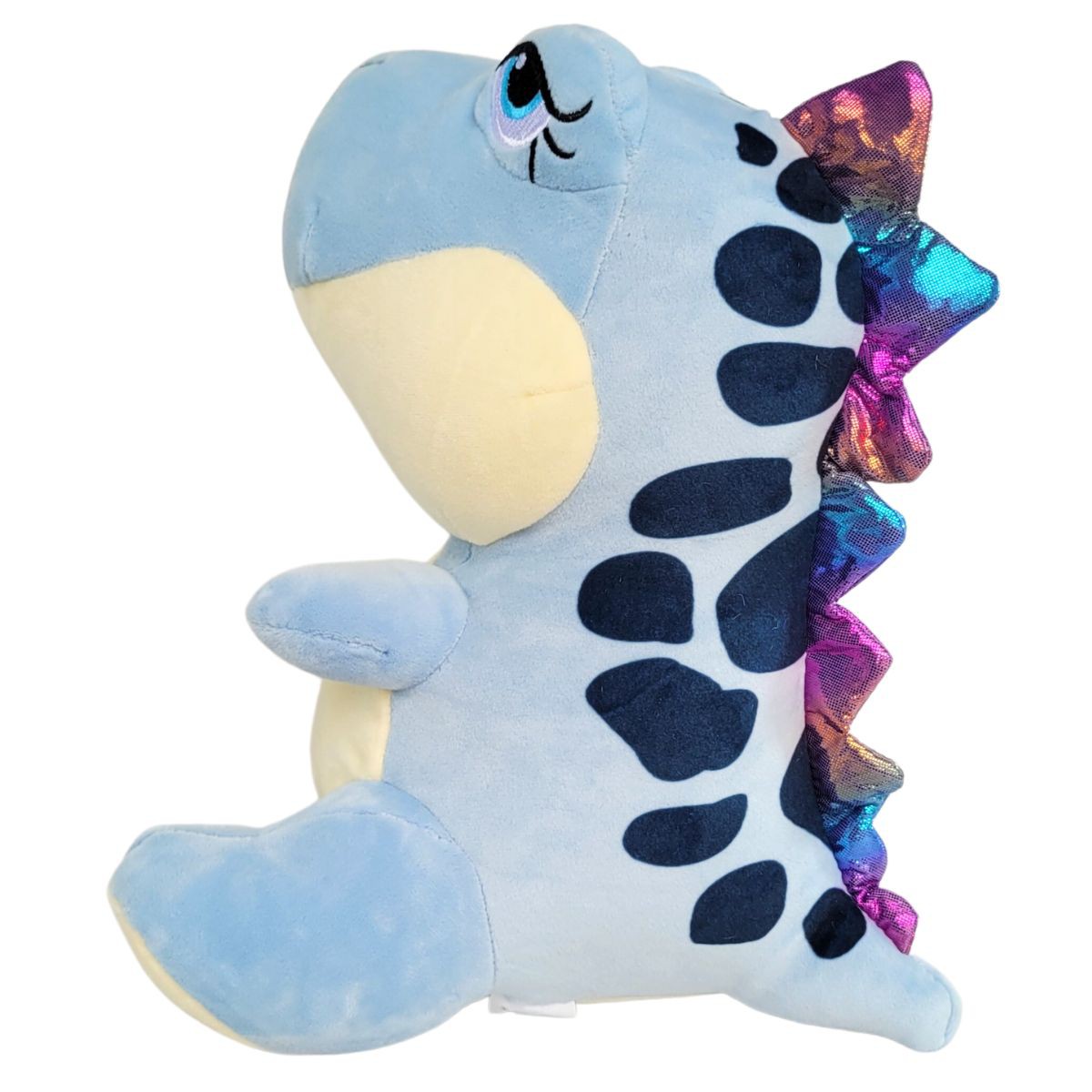 Dinossauro de Pelúcia Plush Azul Antialérgico Dino Baby - Nikity Toys ...