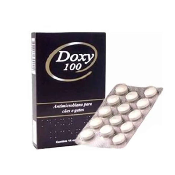 Doxy 100 Antibiótico 14 comprimidos - Zooloja Pet Shop