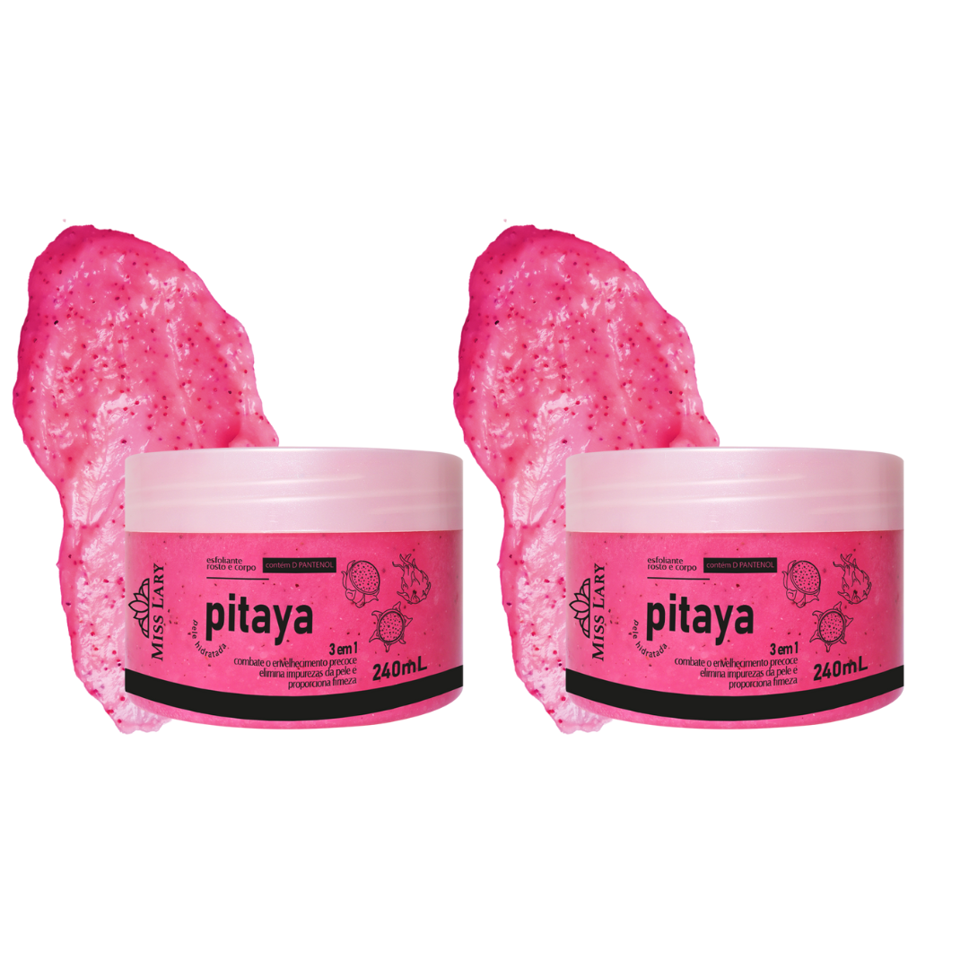Esfoliante Corpo e Rosto Pitaya - Miss Lary Cosméticos Veganos