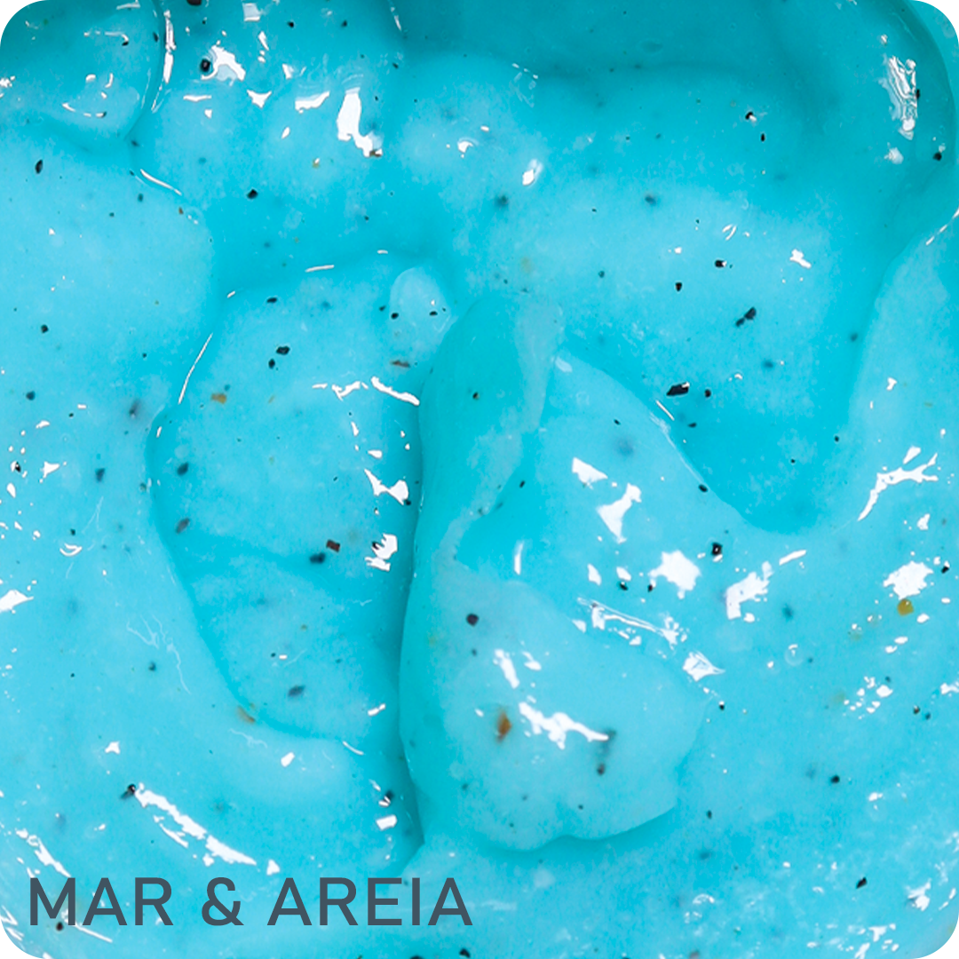 Esfoliante Corpo e Rosto - Mar & Areia - Miss Lary Cosméticos Veganos